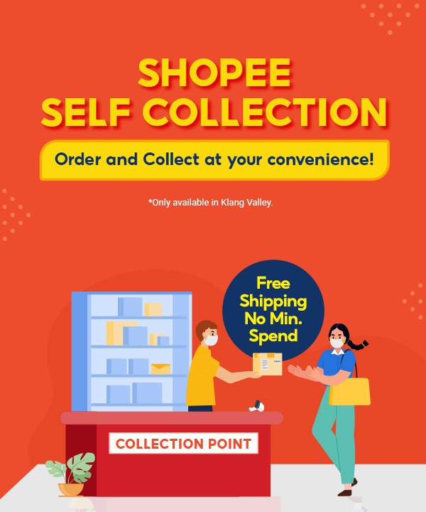 Pengalaman guna voucher Self Collection Shopee.