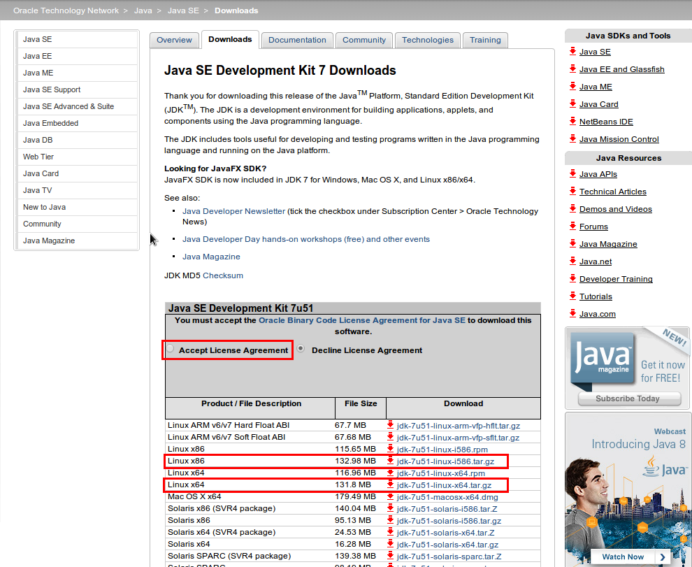 Instalar Java Oracle Jdk 7u51 En Ubuntu 1204121013041310 Y Linux Mint ~ Lorem Byte