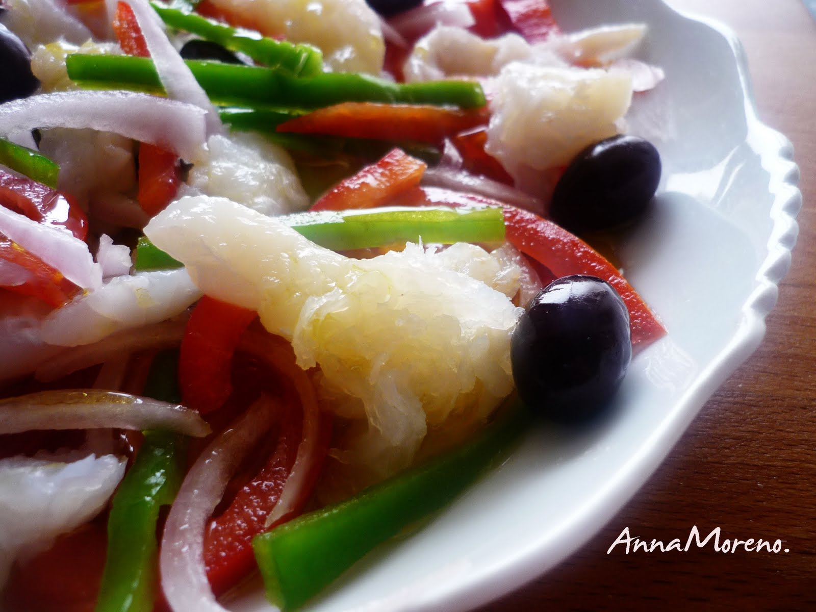 Buenas Migas. Blog de cocina de Anna Moreno.: ESQUEIXADA DE BACALLÀ