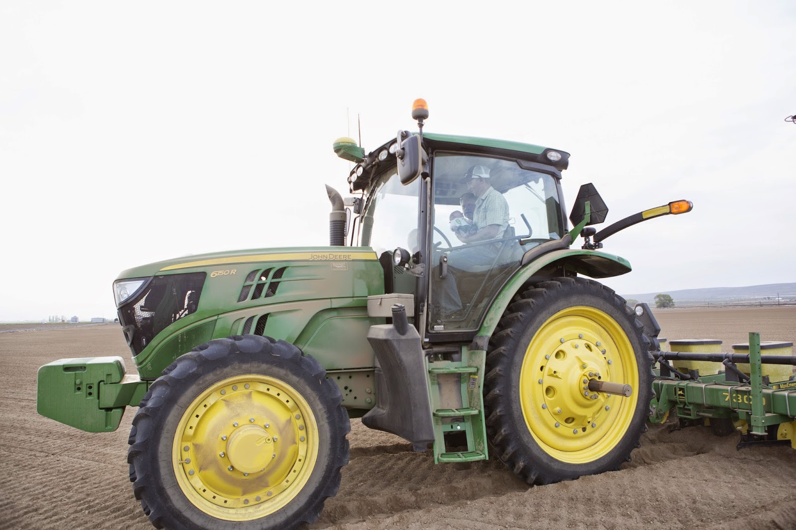 The Adventures of Brian & Staci: First Tractor Ride!
