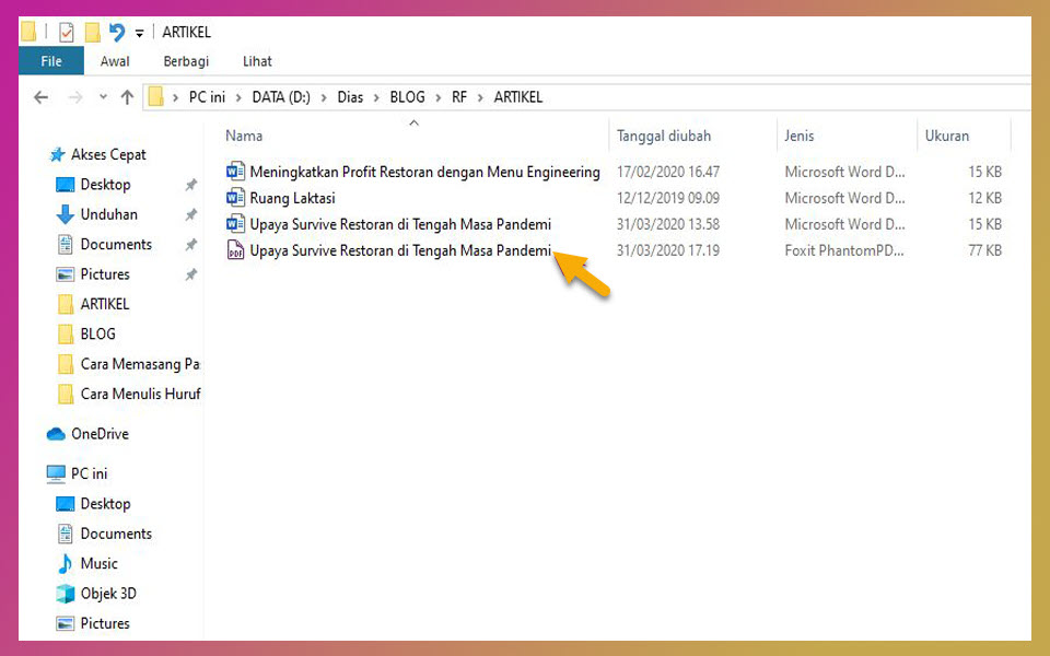Cara Membuat File PDF di Microsoft Word dan Mengubah atau Convert File ...