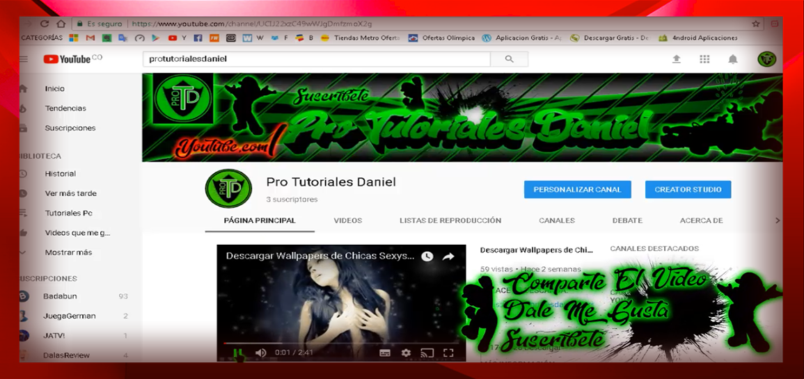 [Solución Youtube] Éste canal no tiene contenido [2017] | Pro Tutoriales Daniel