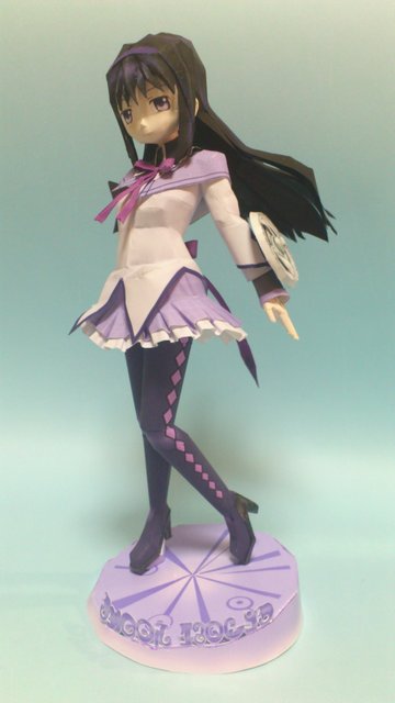 Puella Magi Madoka Magica - Homura Akemi Papercraft | Papercraft ...