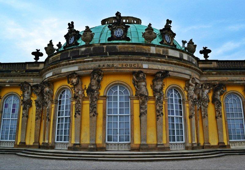 Réunion à Berlin: Schloss Sans Souci in Potsdam - Le château de Sans ...