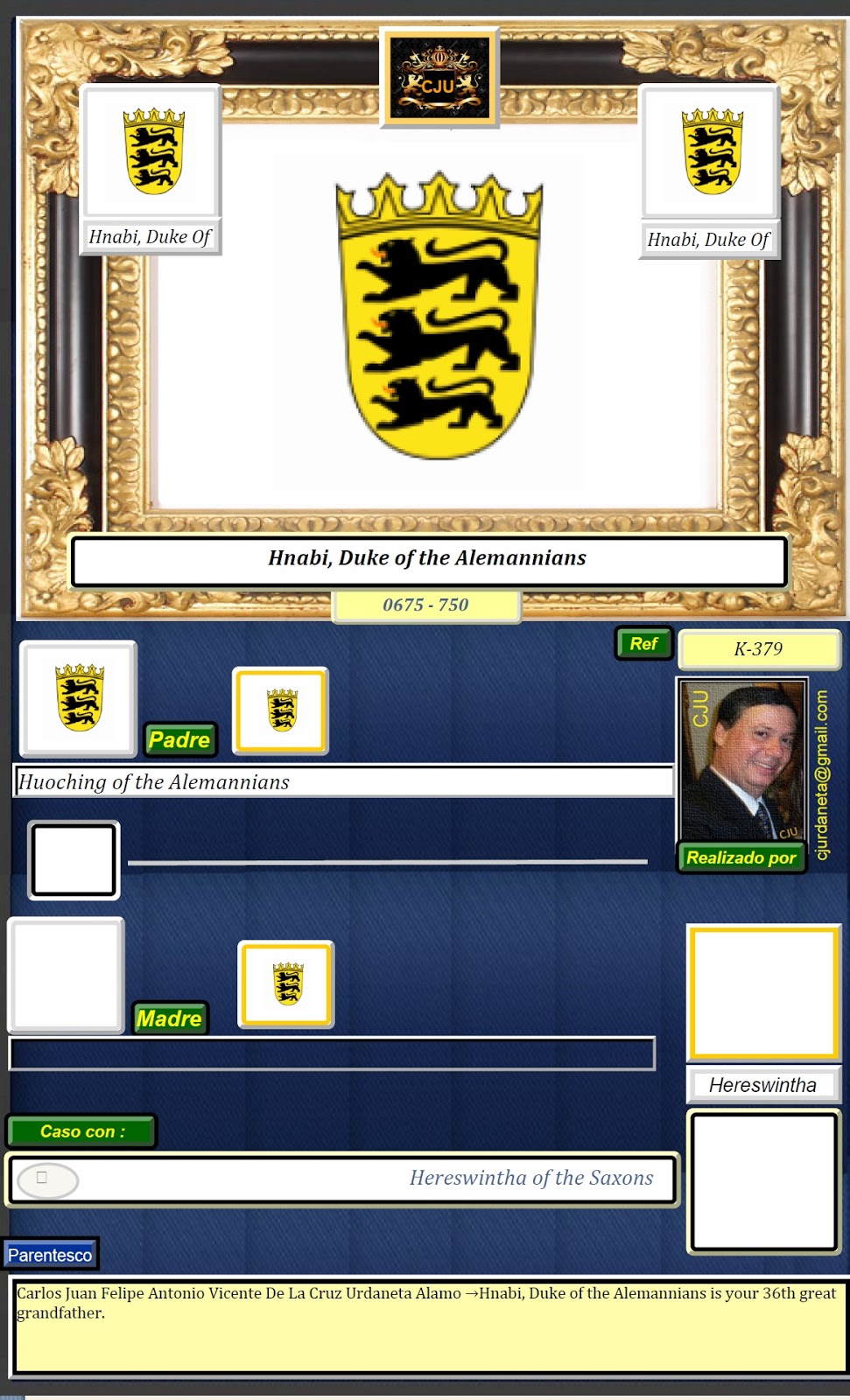 FAMILIA #URDANETA Y SUS PARIENTES #GENEALOGIA #GENEALOGY: Hnabi, Duke ...