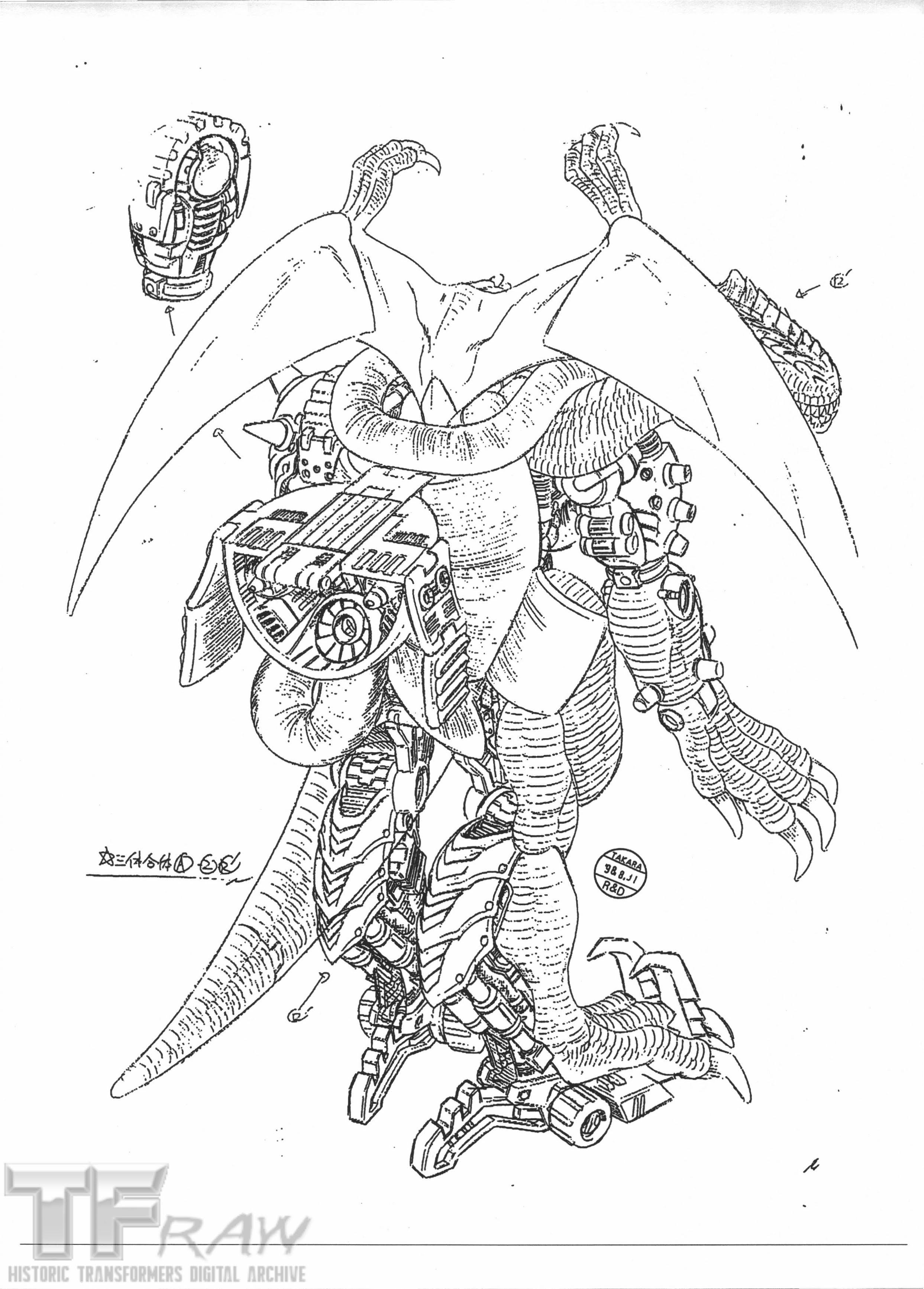 Beast Wars Neo Model Sheets