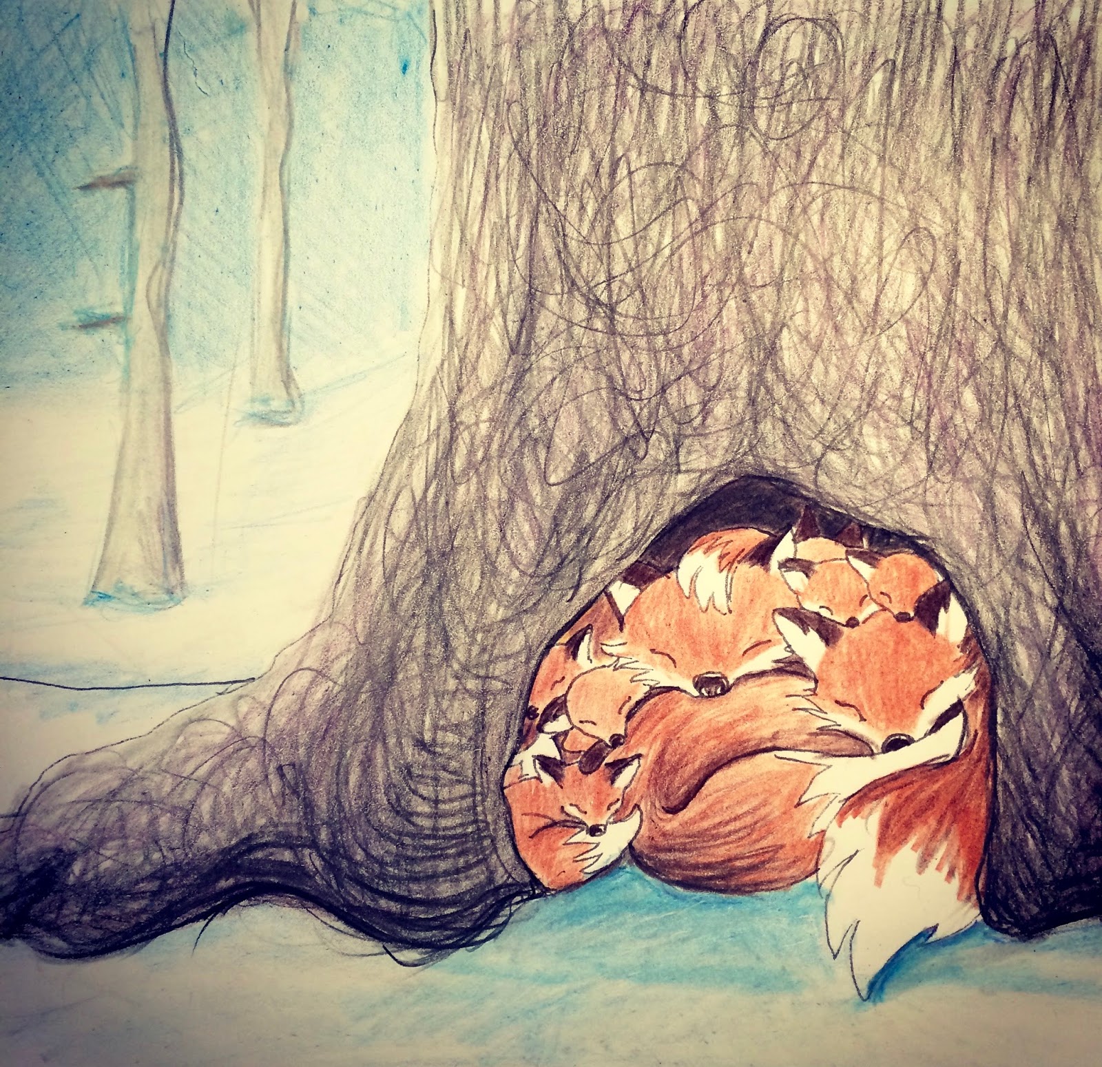 Creativity takes courage...: A Den Full of Foxes