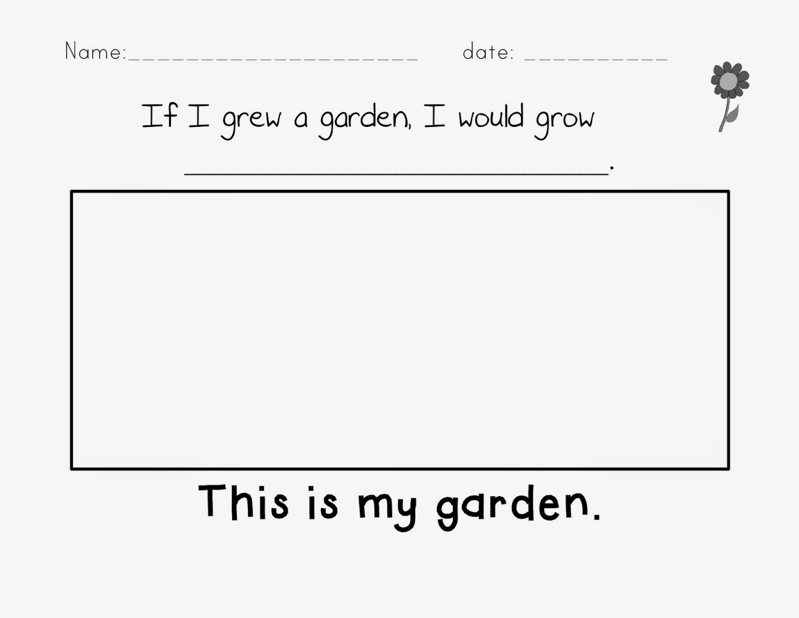 MrsQuimbyReads | Teaching Resources: My Garden by Kevin Henkes
