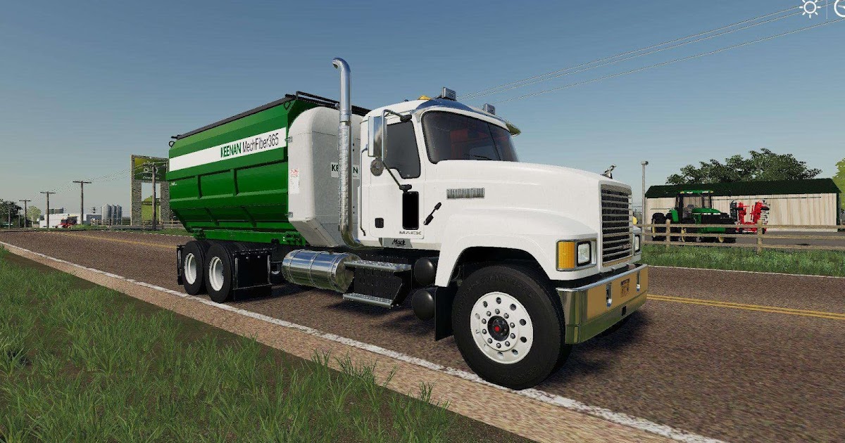 FS19 Mack Pinnacle Feed Truck v2.0 - FS 19 & 22 USA Mods Collection