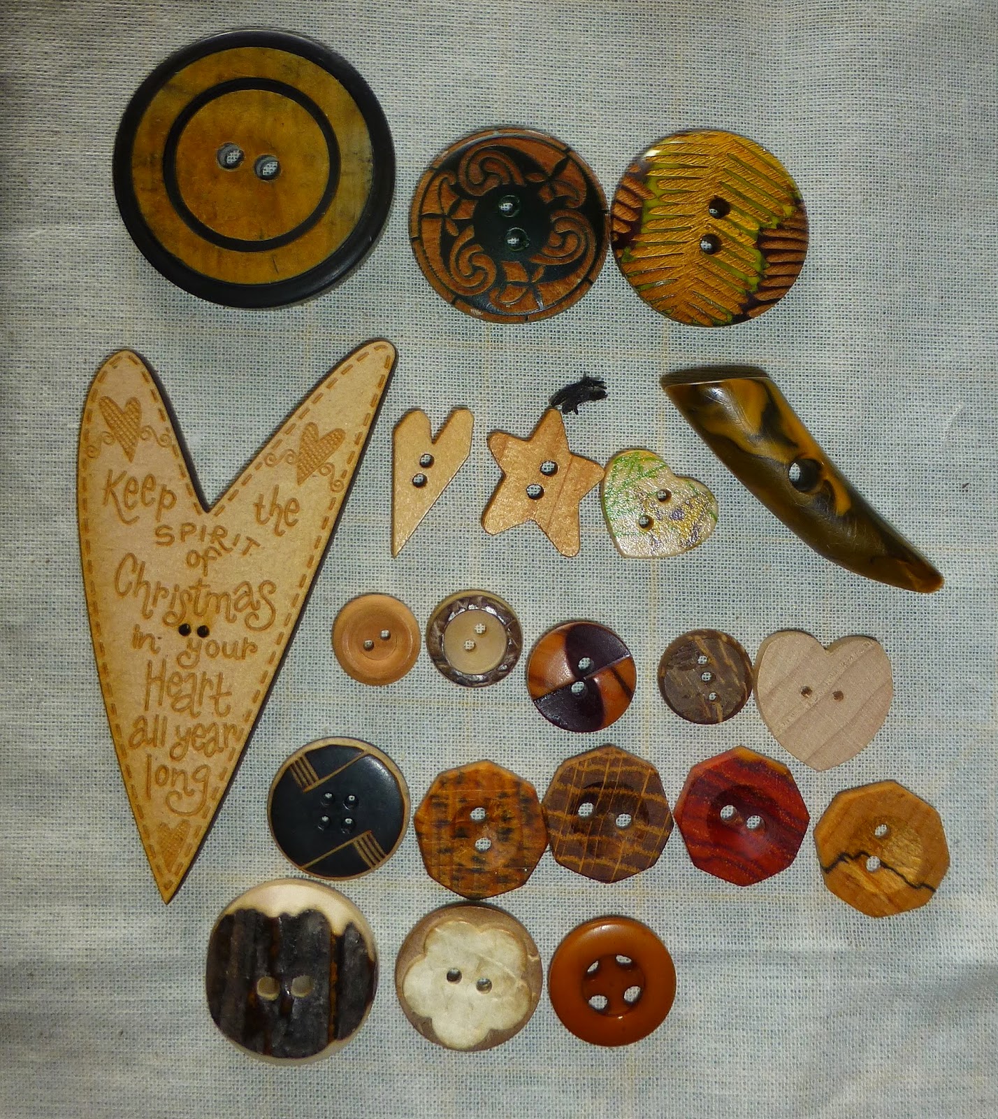 Quiltstickan: Knappsamling!