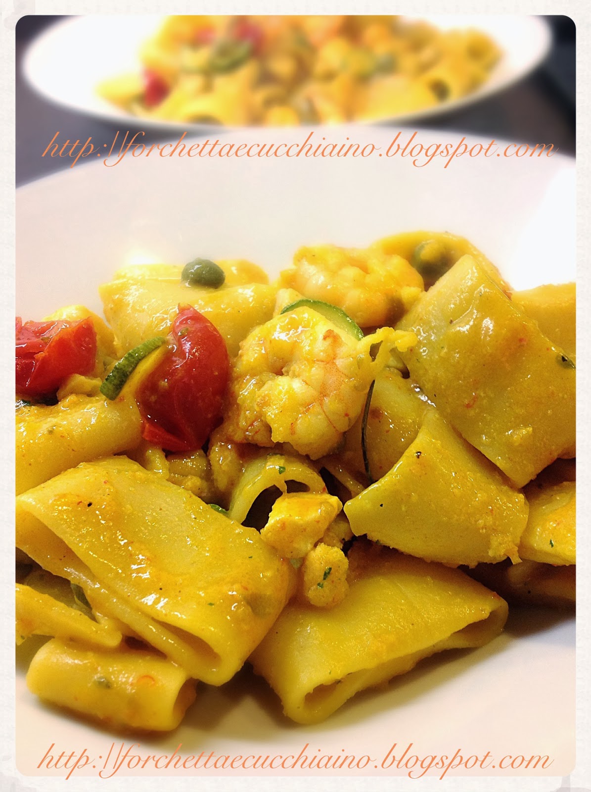 Forchetta e Cucchiaino: Paccheri speziati con pesce spada zucchine e ...