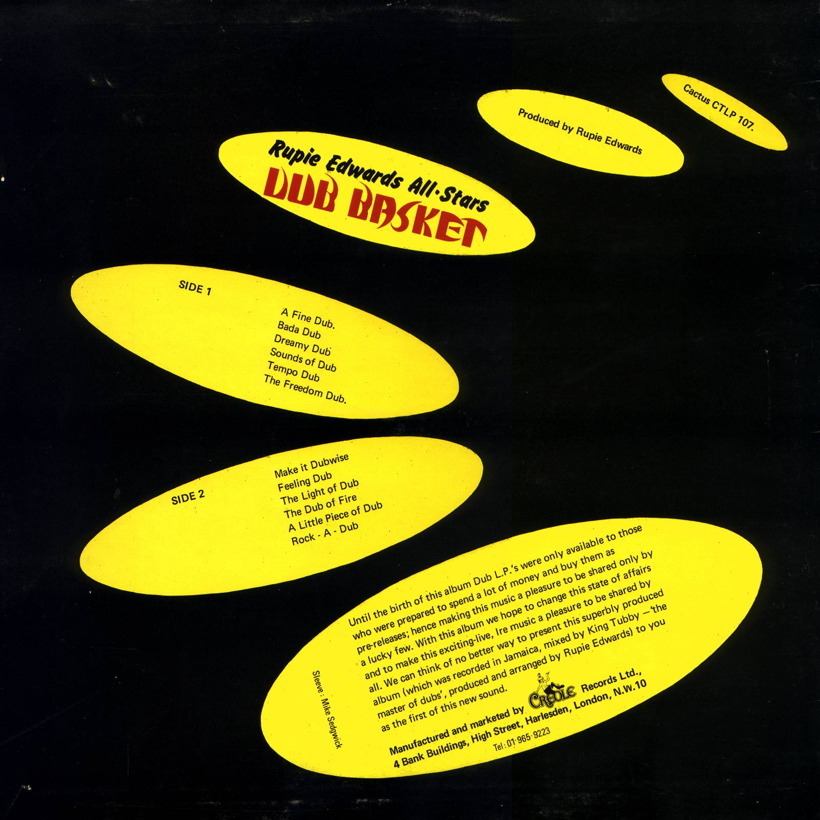 Compartilhando Reggae: Rupie Edwards All Stars