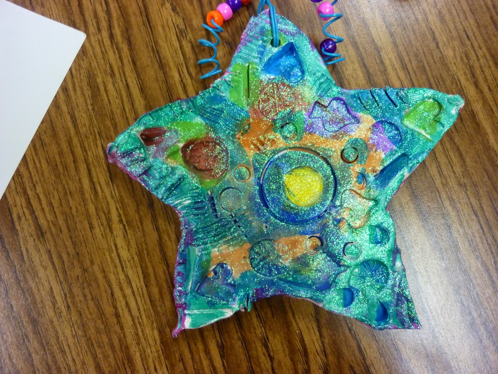 Mrs. Werner's Art Room: Kinder Clay Texture Stars