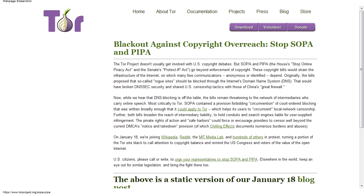 STOP SOPA NOW! ~ It's Now Trending