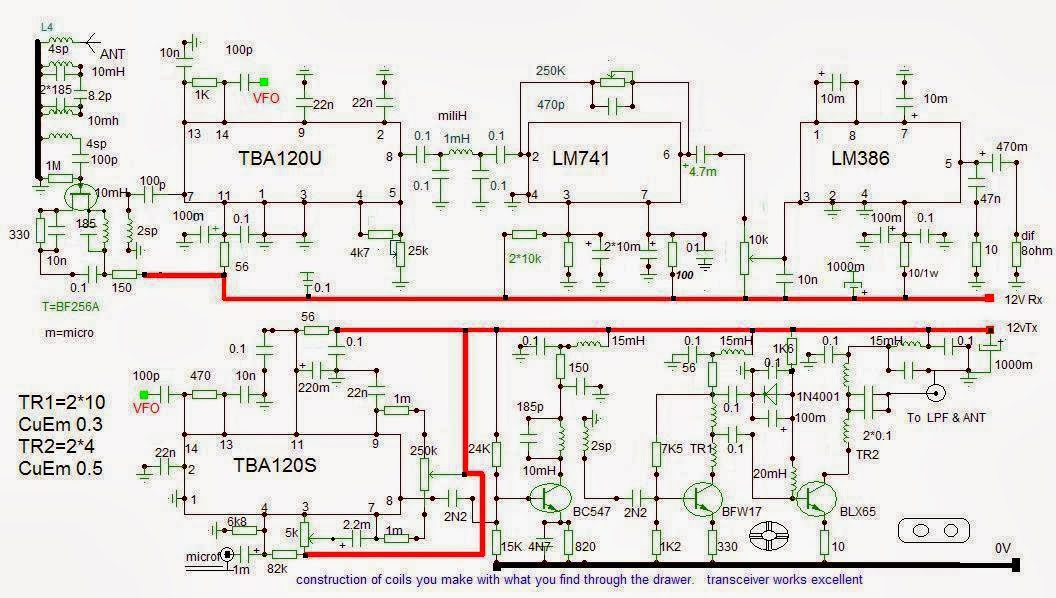 Experimente radio: SCHEMA MINI DSB CU TBA120 3,5MHZ