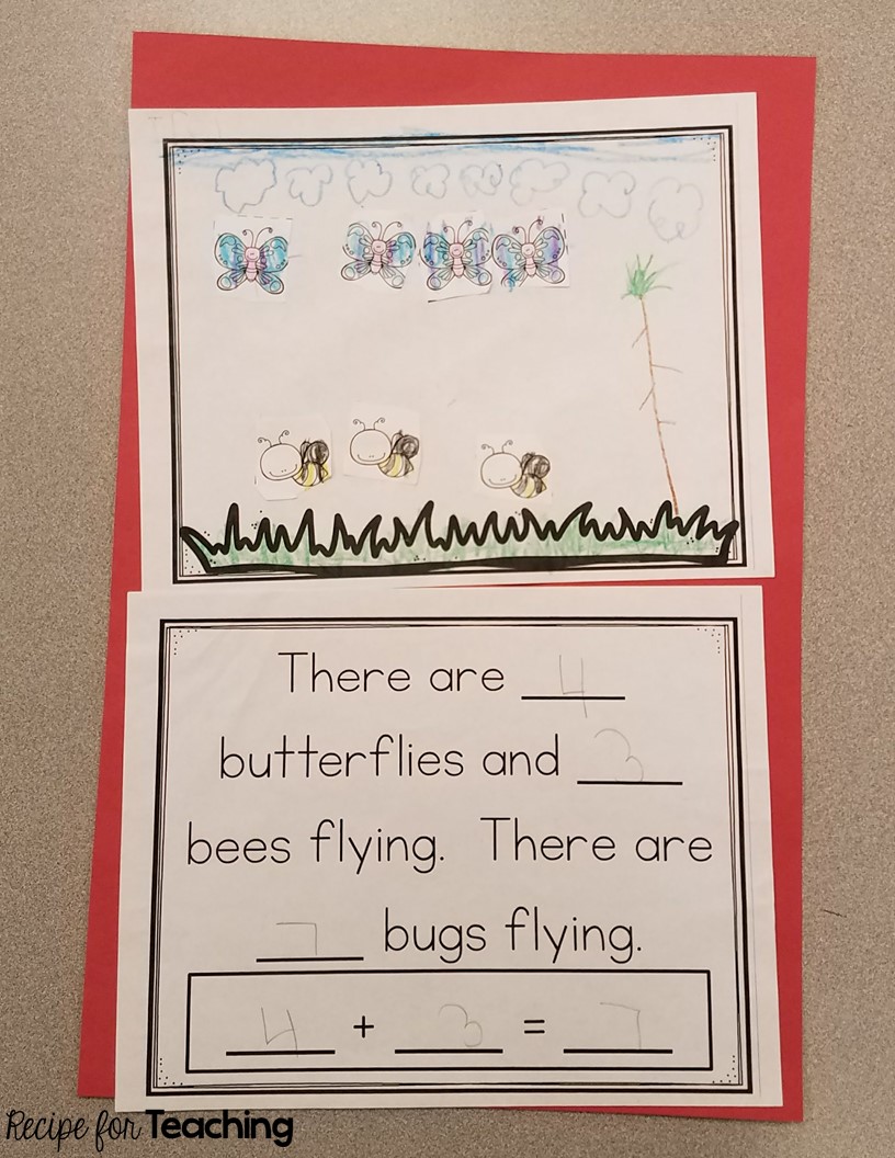 Bug Story Problems - Recipe for Teaching