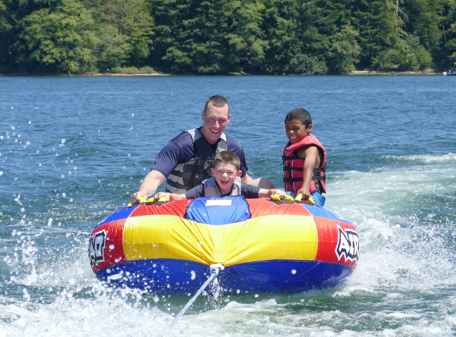 Only One Day Like Today: First Boating and Tubing of the Year!!!!