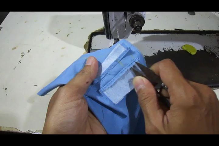 tutorial membuat lubang kancing bobok jas blazer wanita