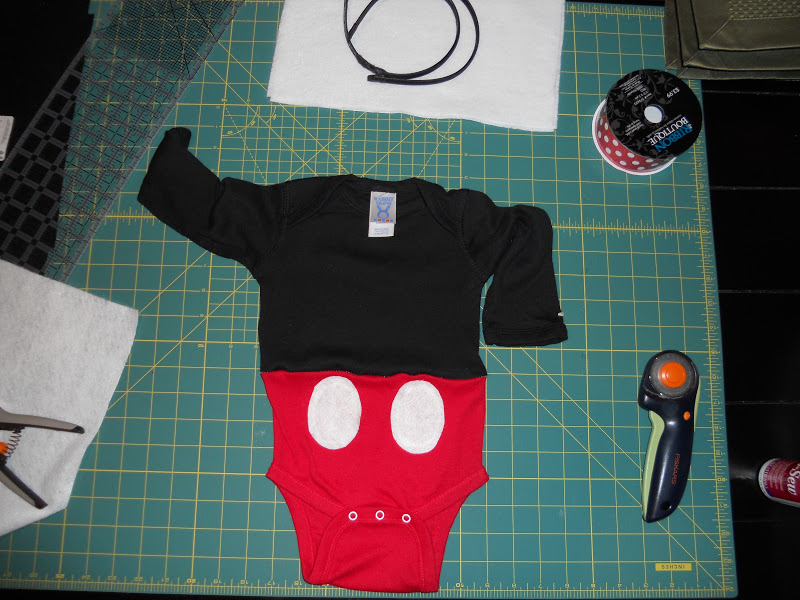 living the dream: First Halloween + DIY Mickey Mouse costume
