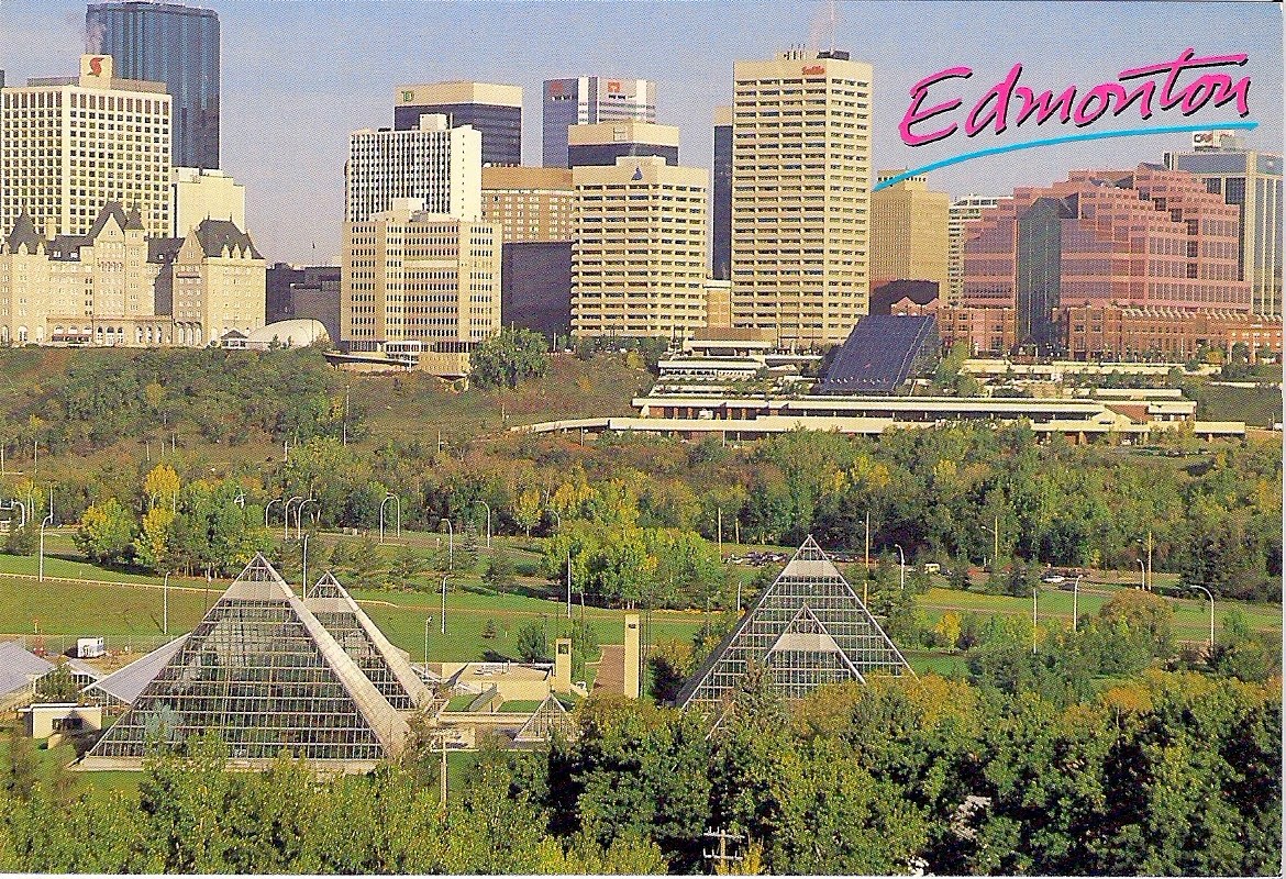 Travels with postcards around the world: EDMONTON