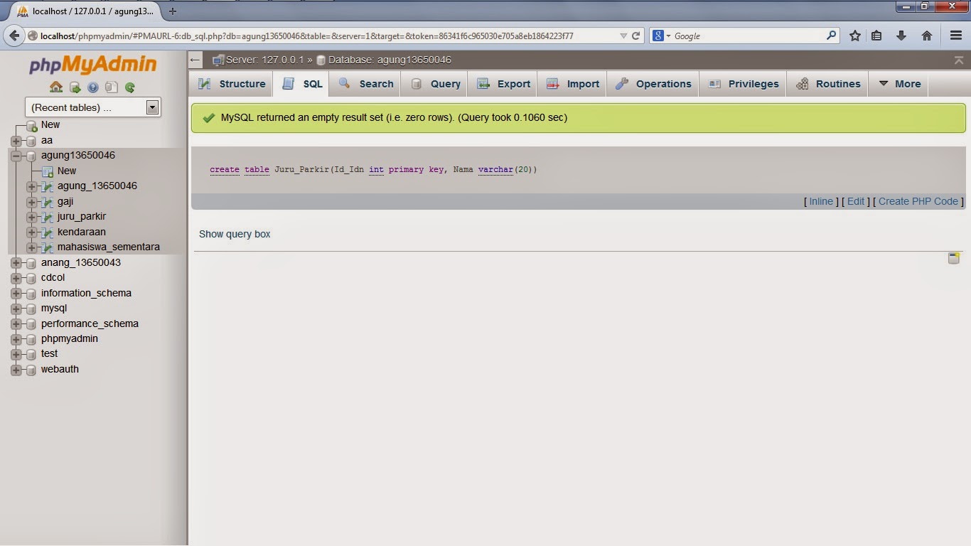 Welcome to DBD: ERD SISTEM PARKIR