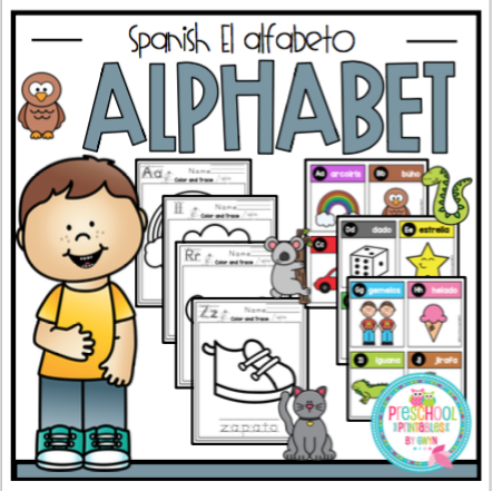 Spanish Alphabet Worksheets For Kids