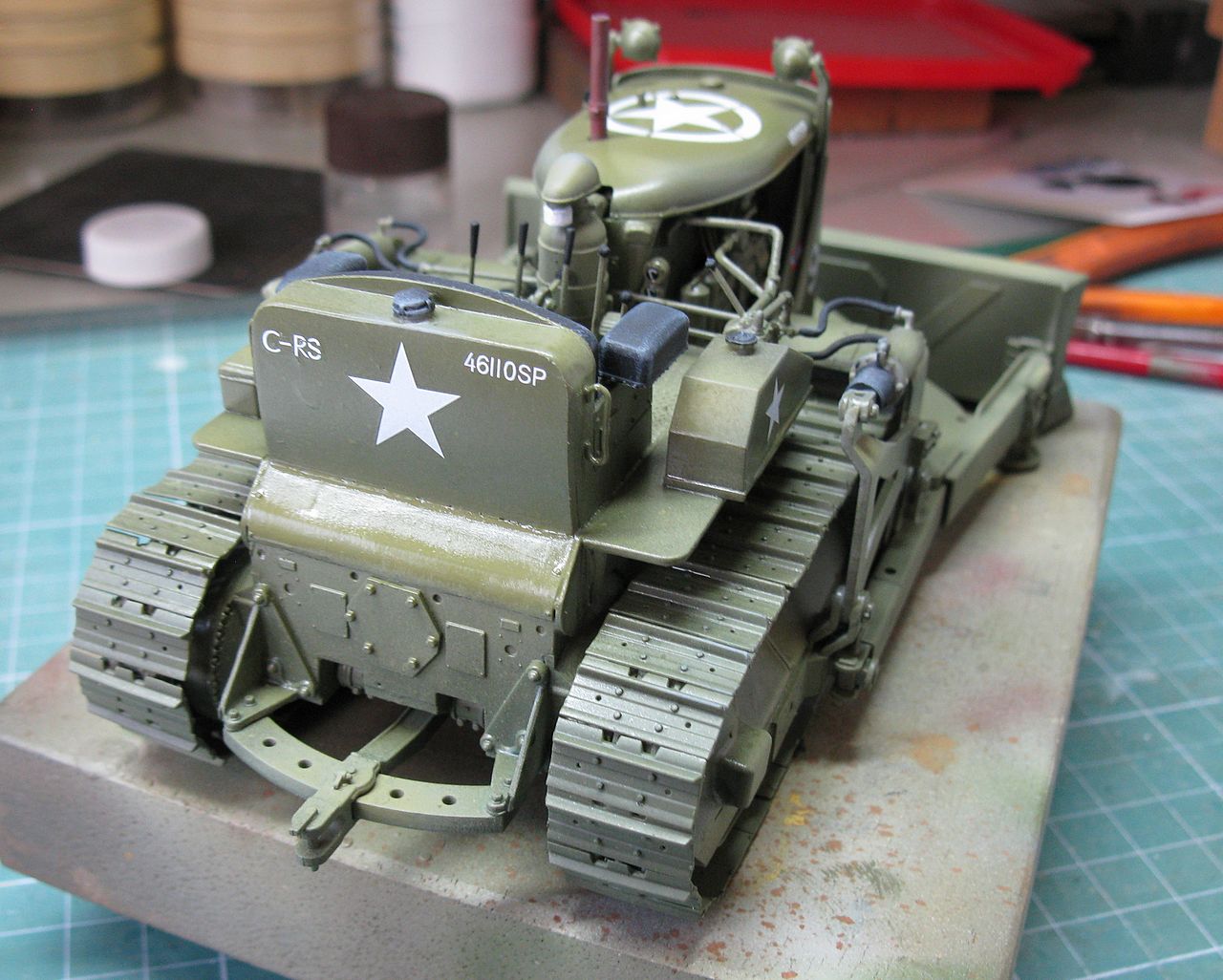 Panzerserra Bunker- Military Scale Models in 1/35 scale: Caterpillar D7 ...