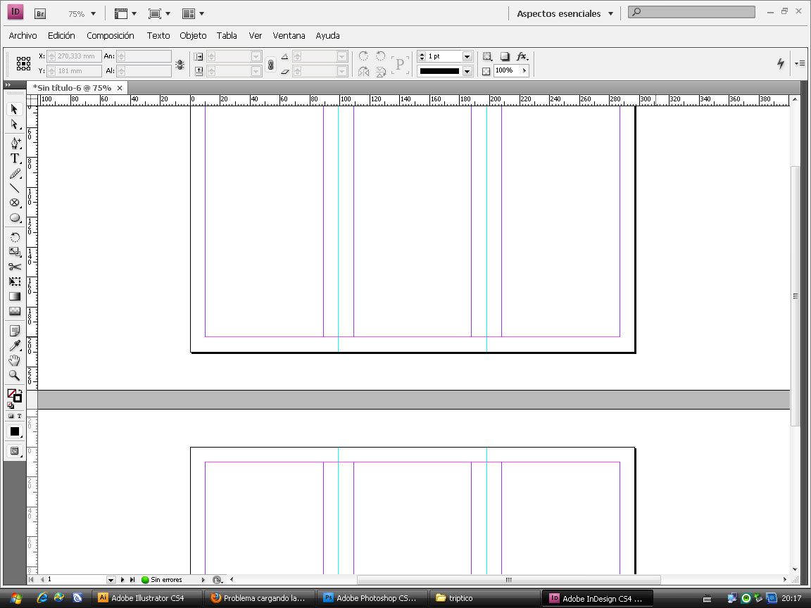 istradesign: triptico indesign