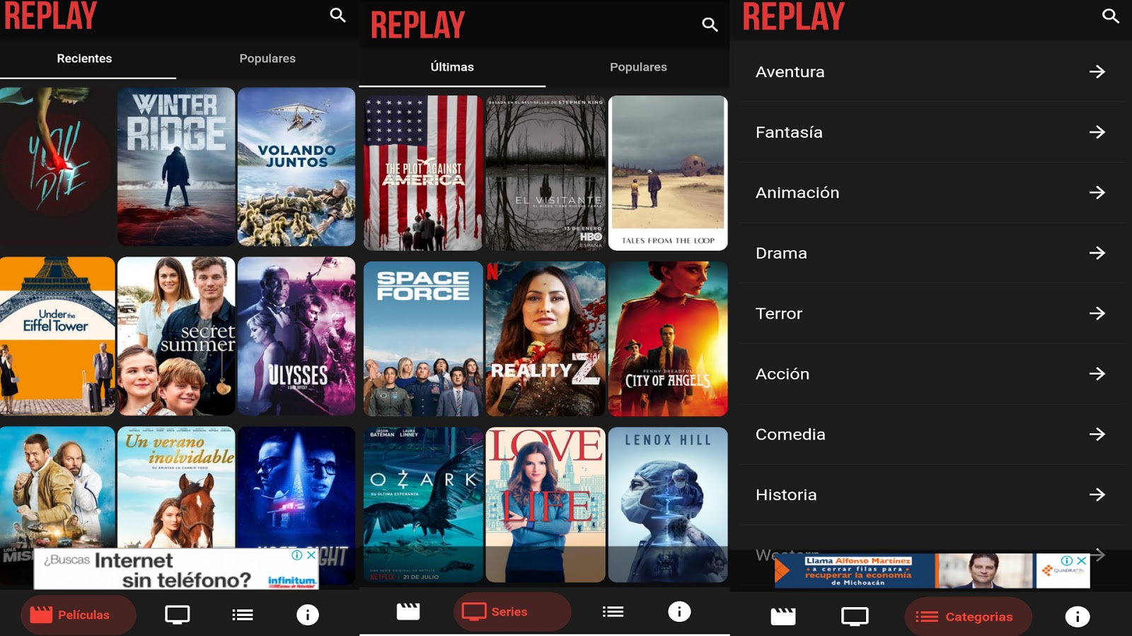 REPLAY Nueva y Genial App para android