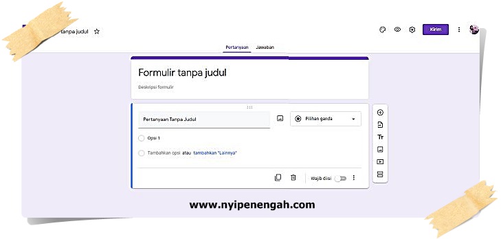 Cara Membuat Google Form untuk Mengumpulkan Data | Nyi Penengah Dewanti