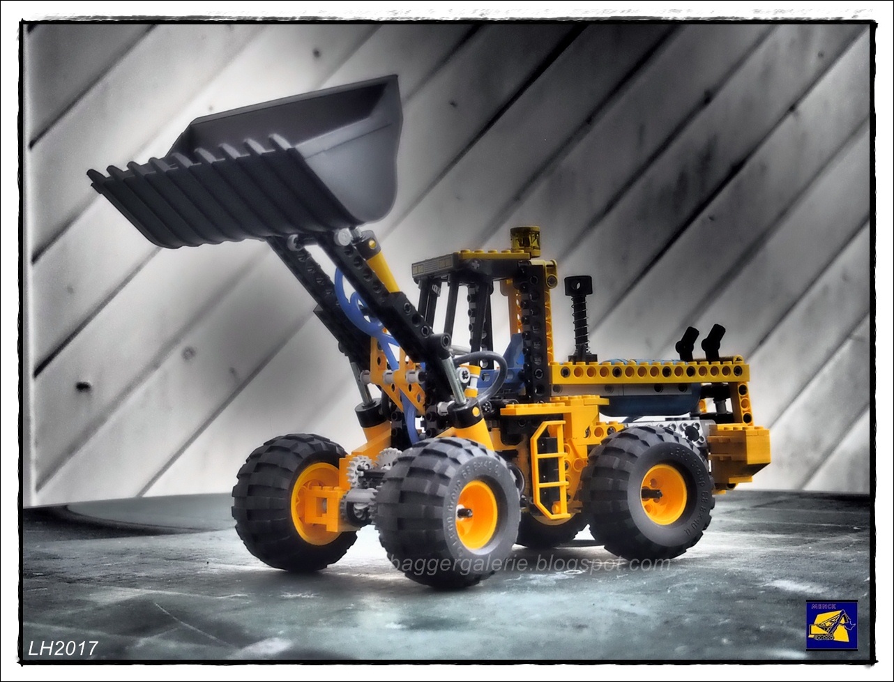 Bagger Galerie Construction Machines: Lego Wheelloader /Radlader 2009