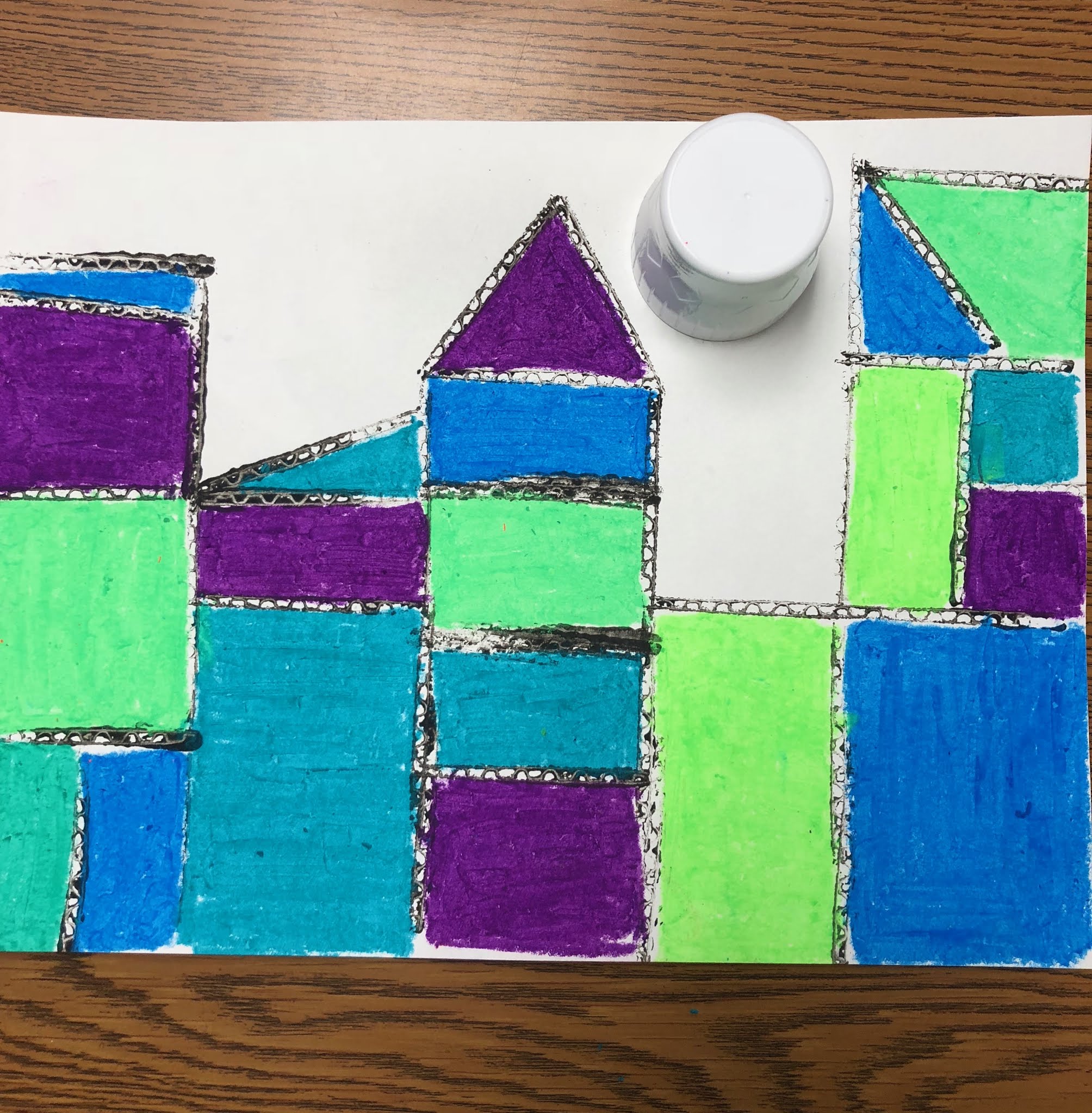 Mrs. Harris' art room: Paul Klee cities 1st grade art lesson