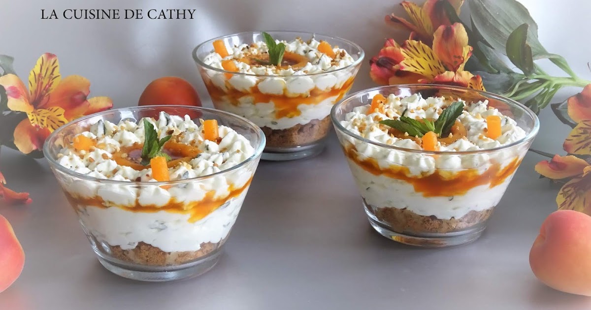 VERRINE MASCARPONE A LA CONFITURE D'ABRICOT