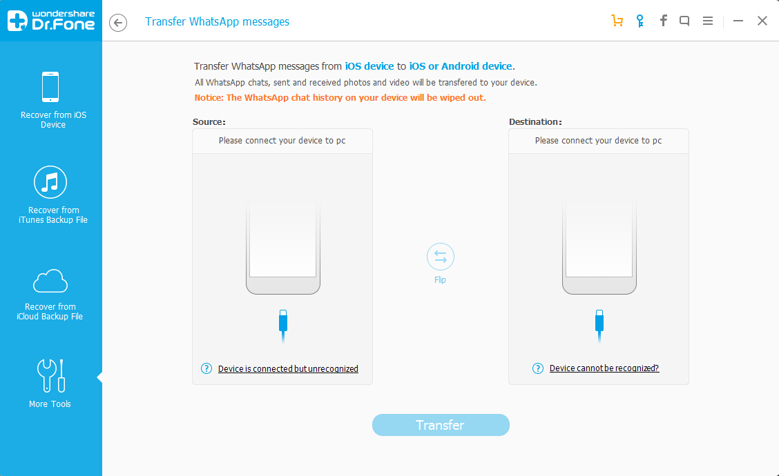 Transfer Data to iPhone 7: iOS WhatsApp Transfer - Transfer iPhone ...