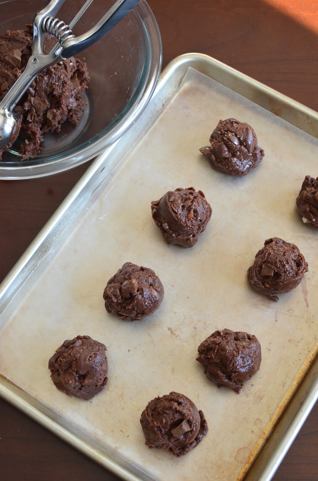 Playing with Flour: Jamie Oliver's chocolate malt cookies