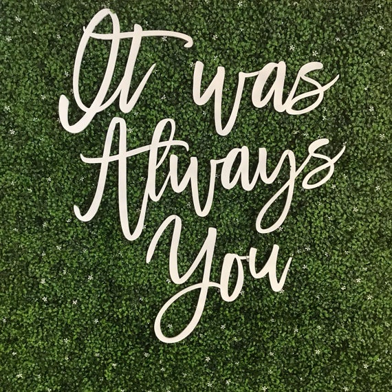 Wedding Letter Backdrop - Birthday Letter