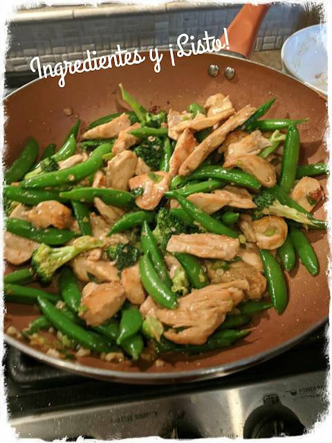 Ingredientes y ¡Listo!: Pollo con Ejotes de Chicharo y Brocoli