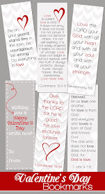 Christian Valentine Bookmark Printable