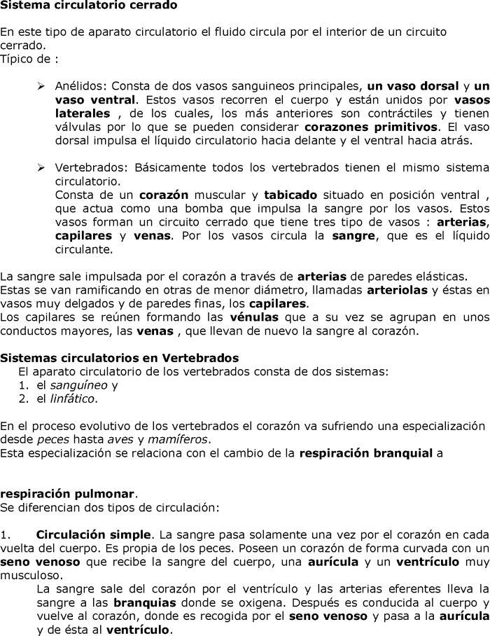 SISTEMA CIRCULATORIO PREGUNTAS RESUELTAS