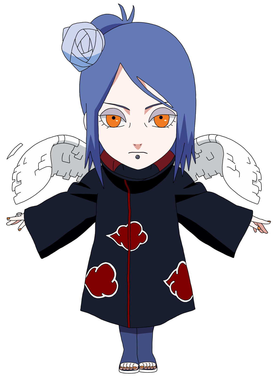 Animé imágenes by Akatsuki Karasu: 34 renders de Pain y Konan