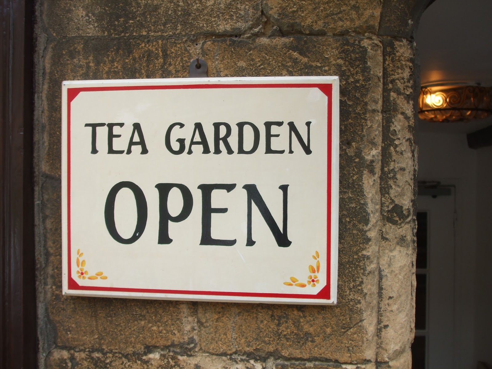 Rosemary's Sampler: English Tea Room Signage