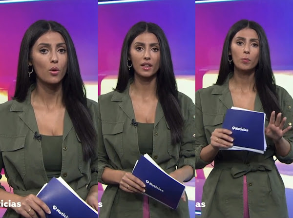Miss Presentadoras TV: Noor Ben Yessef. A3 Noticias de la Mañana (31/3/21)