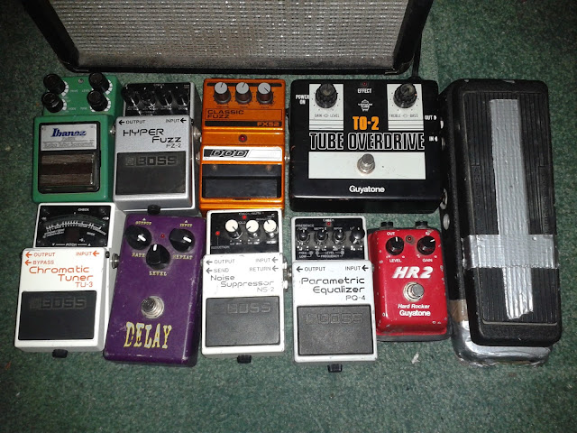 Tommy Concrete : My collection of guitar effect pedals
