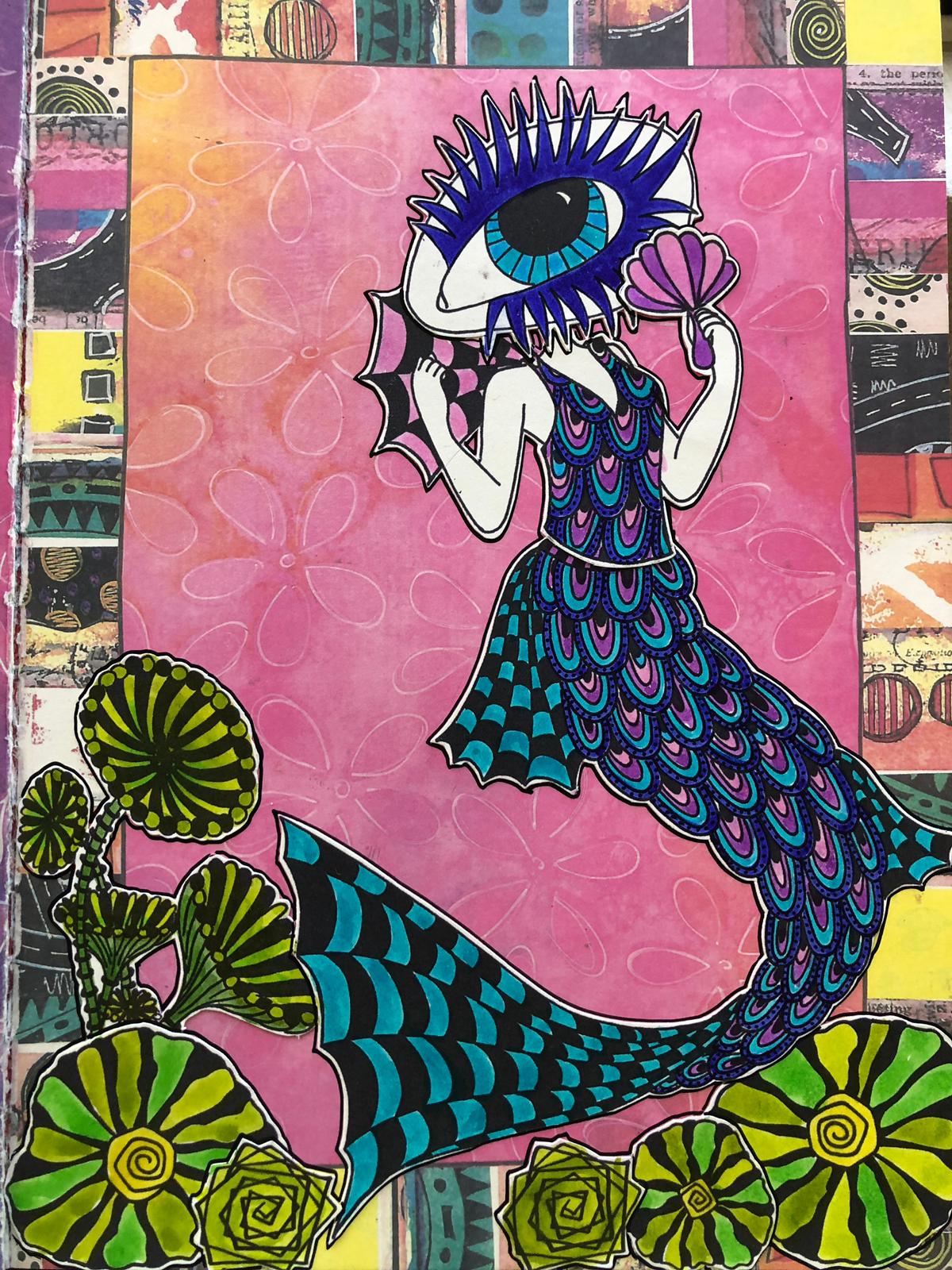 Dylan's Blog: Dylusions Journal Page Samples Featuring the New ...