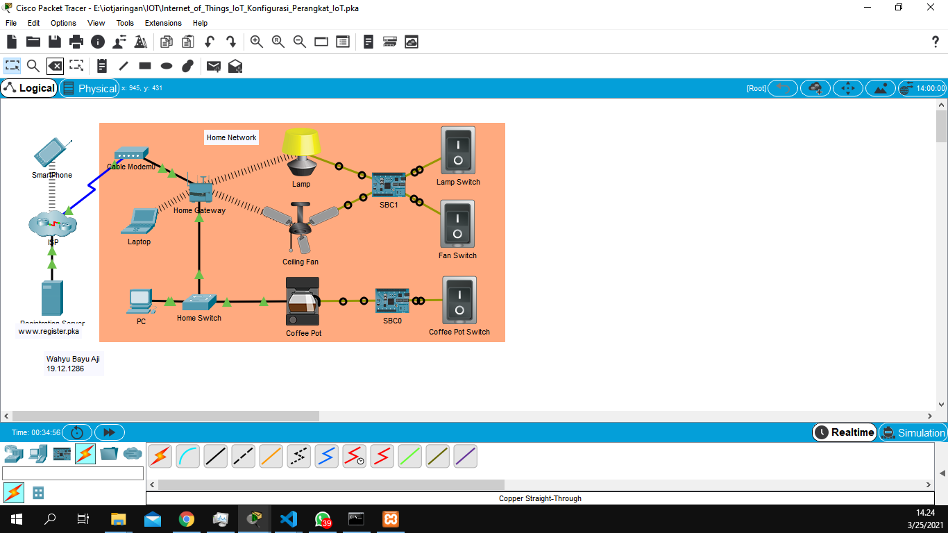 Background / Scenario In this activity, you will connect the computing ...