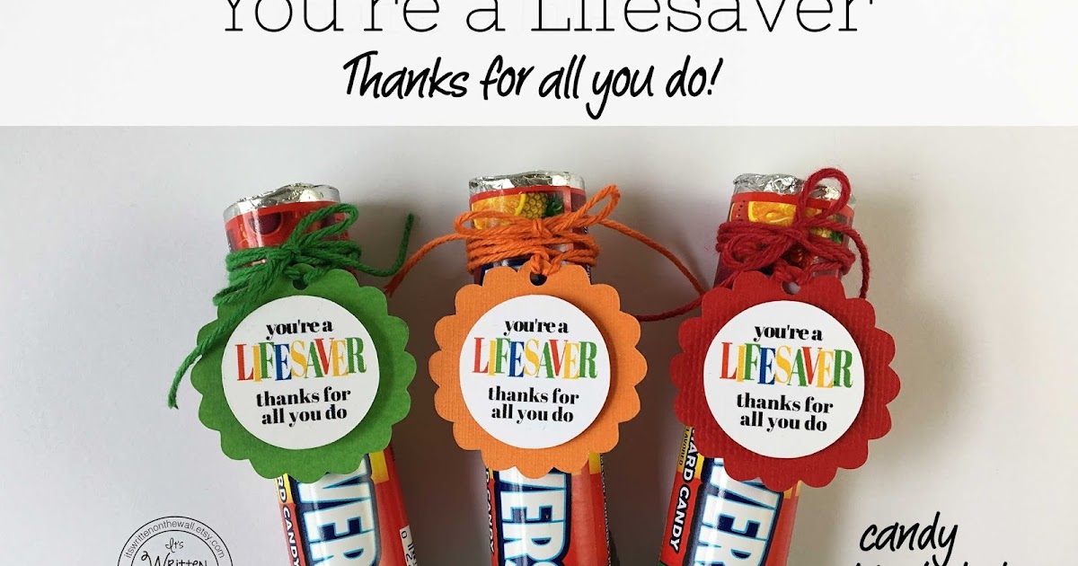It's Written on the Wall: You're a LIFESAVER—Thanks For All You Do ...