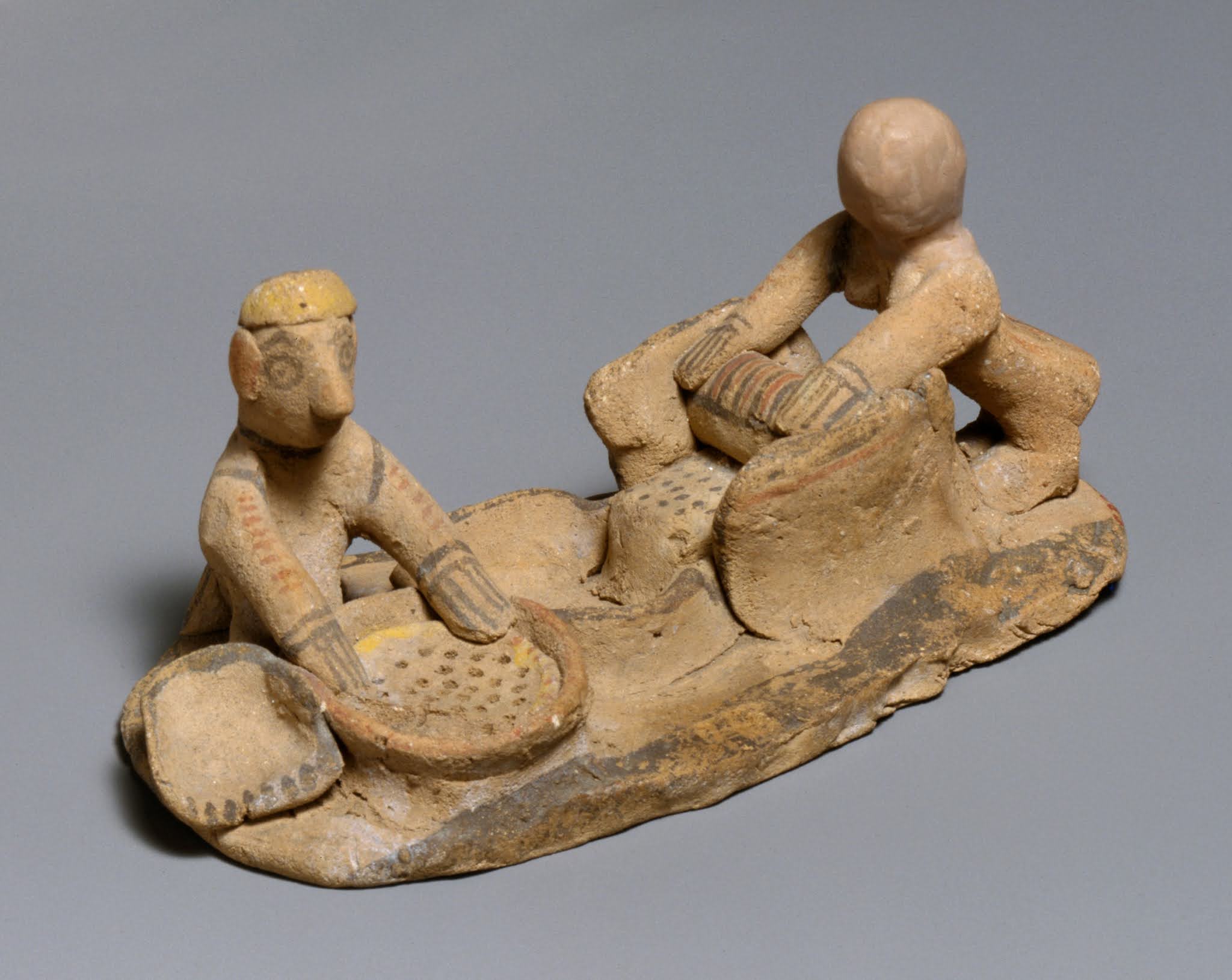 Roman Times: Primitive Cypriot figurines of the Archaic Period