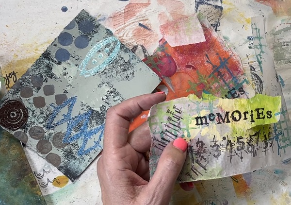 Karen Bearse Designs: Art Card with Seth Apter Products