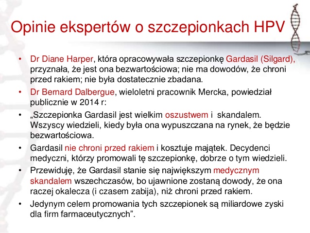 Twoje zdrowie - Twój wybór: O szczepionce przeciwko HPV (Gardasil, Silgard)