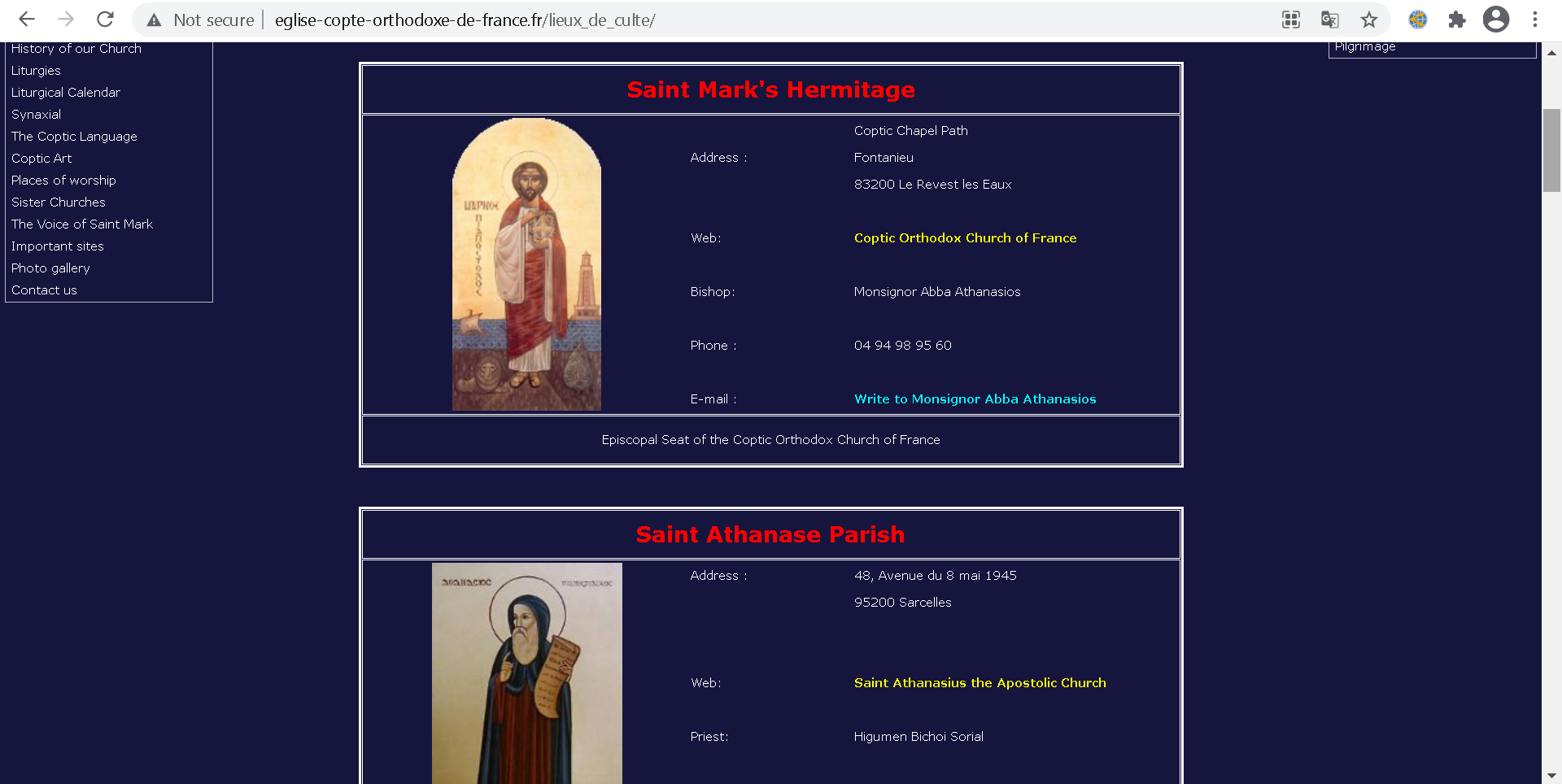 French Coptic Orthodox Church - Autonomous Church 2023